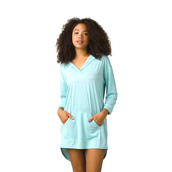 Prana | Tops | Nwt Prana Womens Mantra Bay Tunic Aqua Dark Beach Glass ...